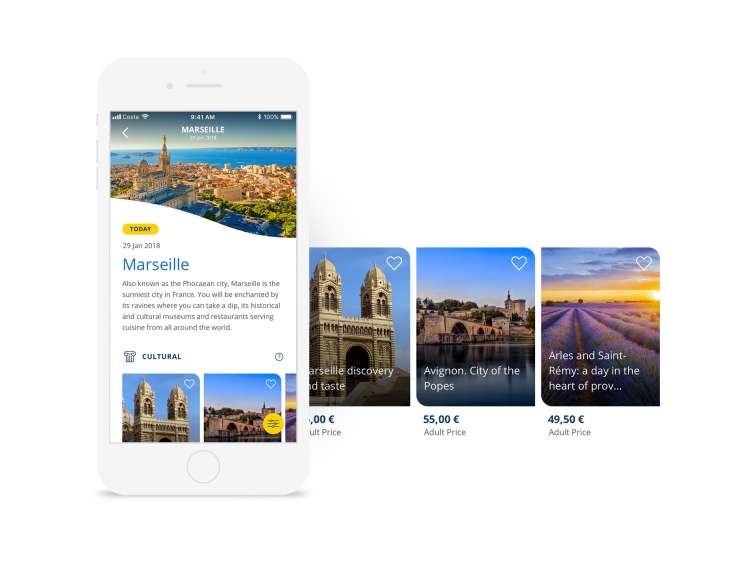 Costa Kreuzfahrten App: Reiseangebote für den Urlaub auf Kreuzfahrt